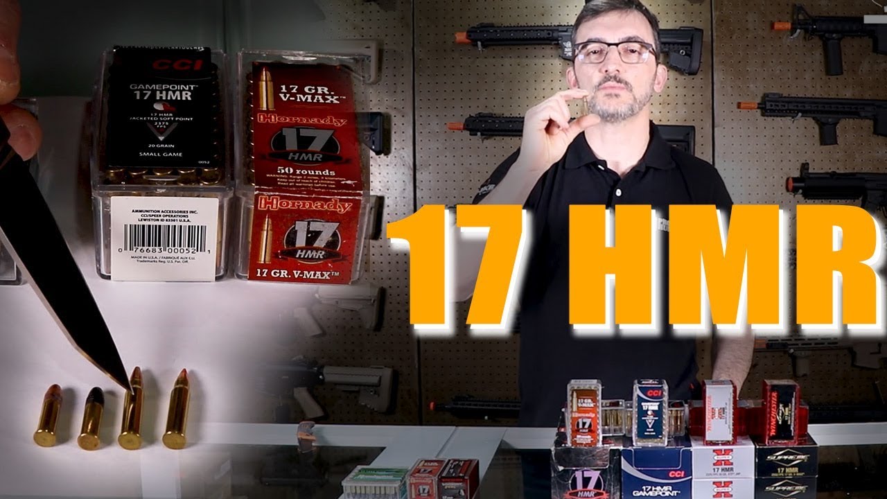 Munição Calibre 17hmr - Sua história e comparação com a 22LR - YouTube