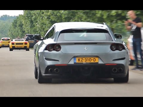 Supercars accelerating! - 650s Spider, 2017 GT-R, GTC4Lusso, RS6 ...