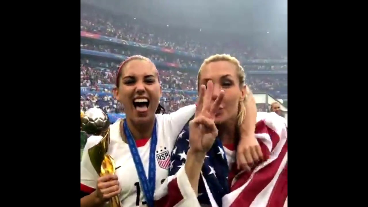Alex Morgan On-Field Celebration: "22 of My Best Friends & Me Winning ...