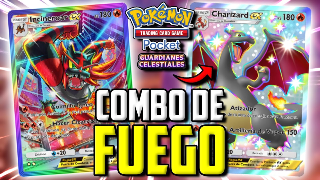 ¡COMBO INCIALES! JUGANDO el MAZO de CHARIZARD e INCINEROAR EX en ...