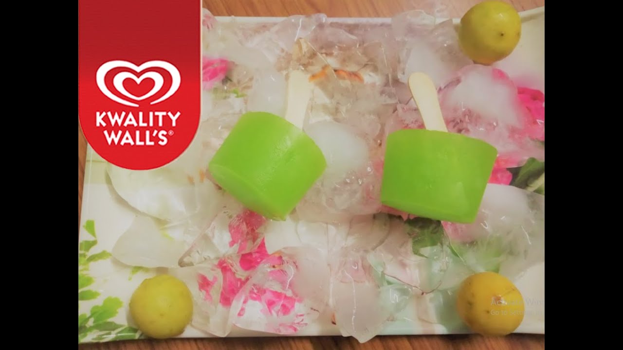 kwality walls lemon blast ice cream | Ice cream in just 4 ingredients ...