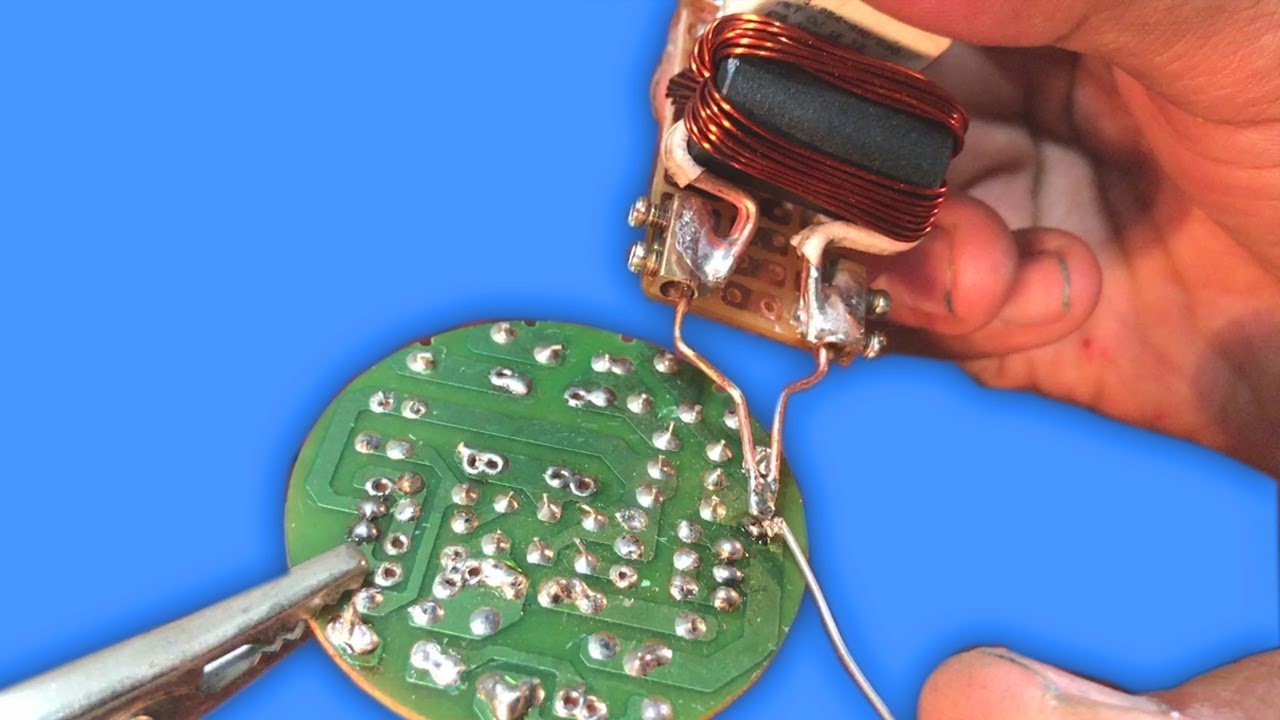 How to make instant heating soldering iron circuit - YouTube