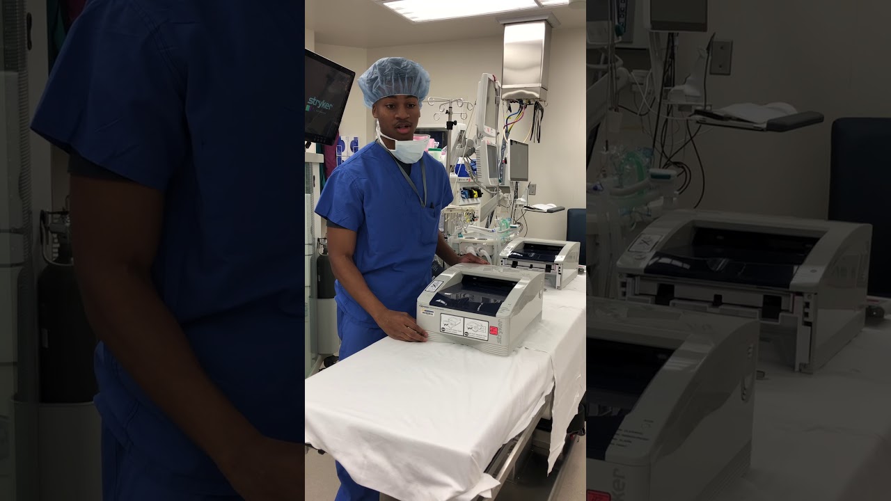 Troubleshooting a jammed Stryker printer - YouTube