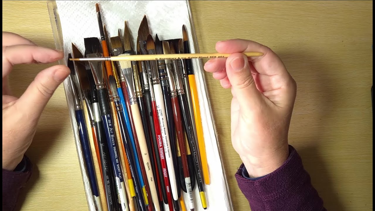 My Tried and True BRUSH Cleaning and Sorting Process - YouTube