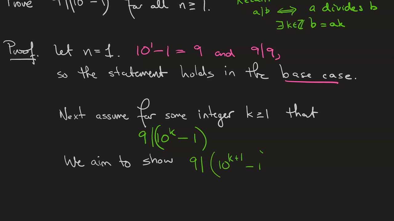 Proof by induction with divisibility - YouTube