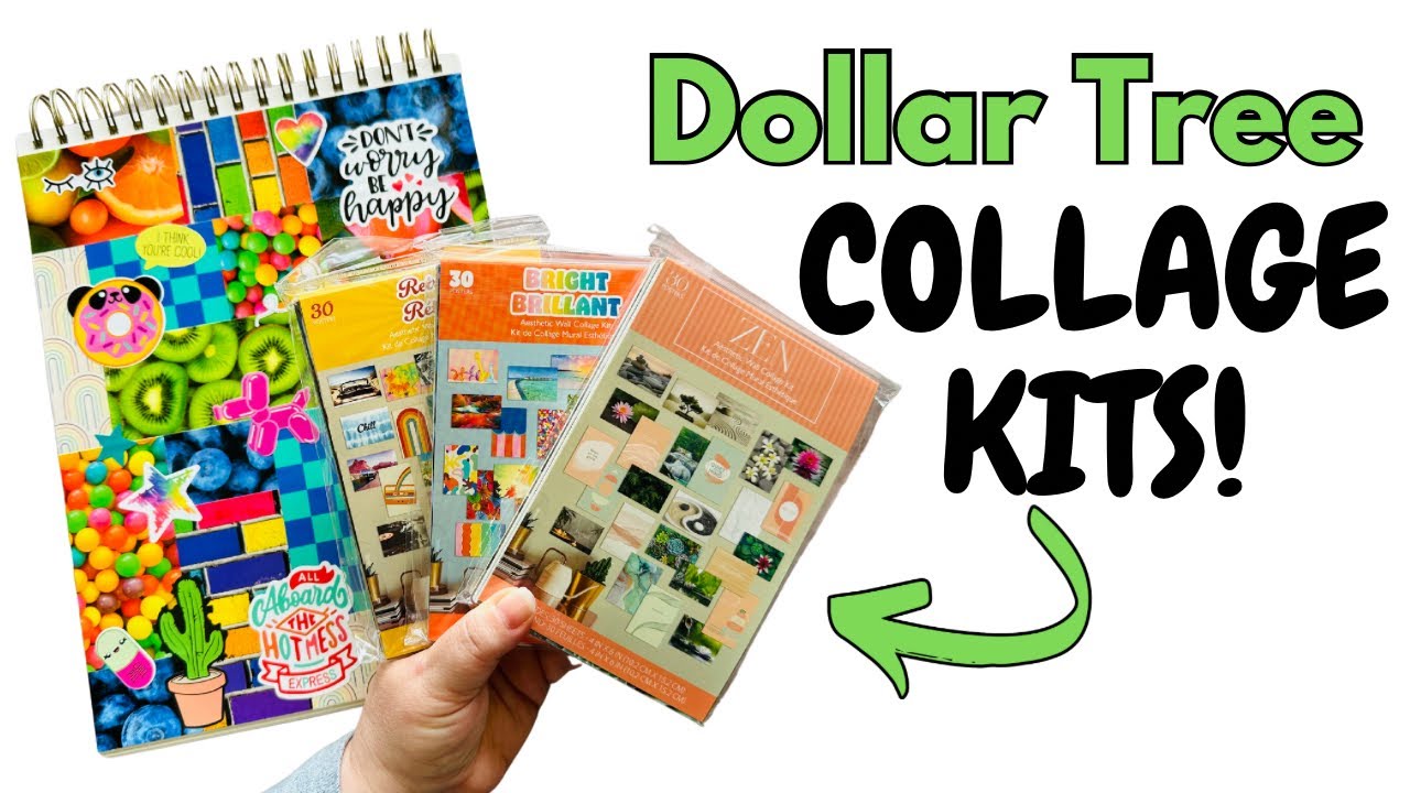 💥I FOUND THEM!💥Dollar Tree Collage Kits! ️ ️ Want one? #collage # ...