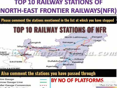 Top 10 Railway Stations of NFR - YouTube