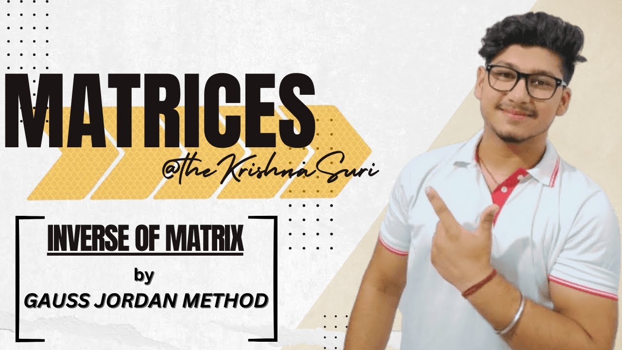 Inverse of Matrix | Gauss Jordan Method | Gauss jordan Inverse #tks # ...