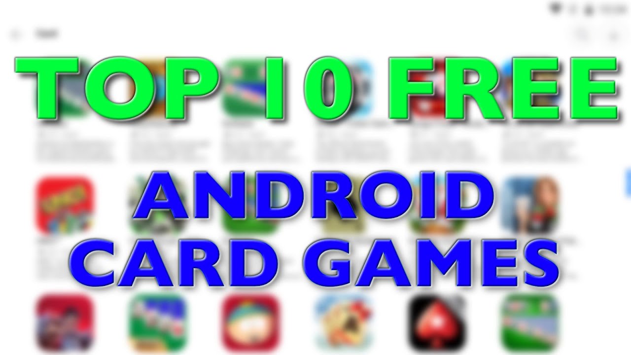 TOP 10 FREE Card Games (Gameplay) on Android Google Play App Store ...