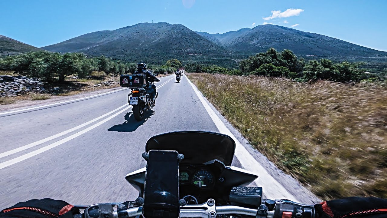 Riding across Peloponnese - YouTube