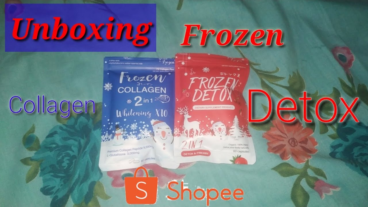 Unboxing Produk Fozen Collagen dan Frozen Detox - YouTube