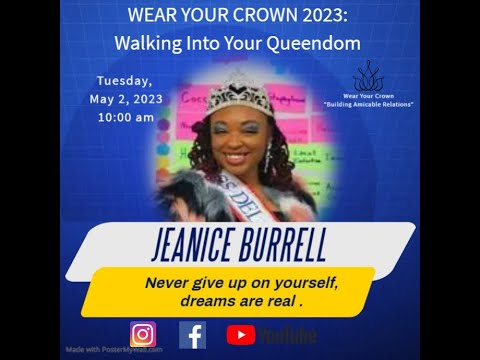 Wear Your Crown with Jeanice Burell - YouTube