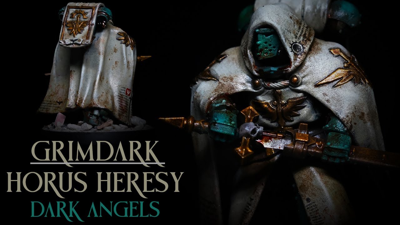 How to Paint Grimdark Space Marines Horus Heresy Dark Angels Praetor ...