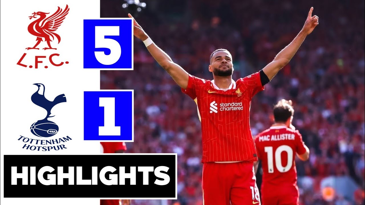 Liverpool vs Tottenham (4-1) All Goals & Extended Highlights | Premier ...