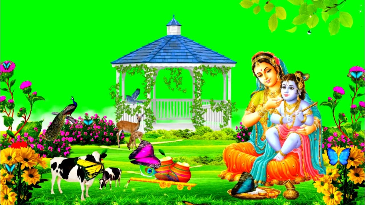 Shree krishna green screen video | Shri krishna green screen video no ...