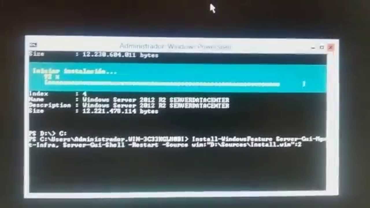 Windows Server 2012 Core A GUI - YouTube