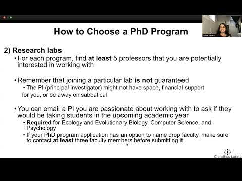 Overview of the STEM PhD Application Process (2023) - YouTube