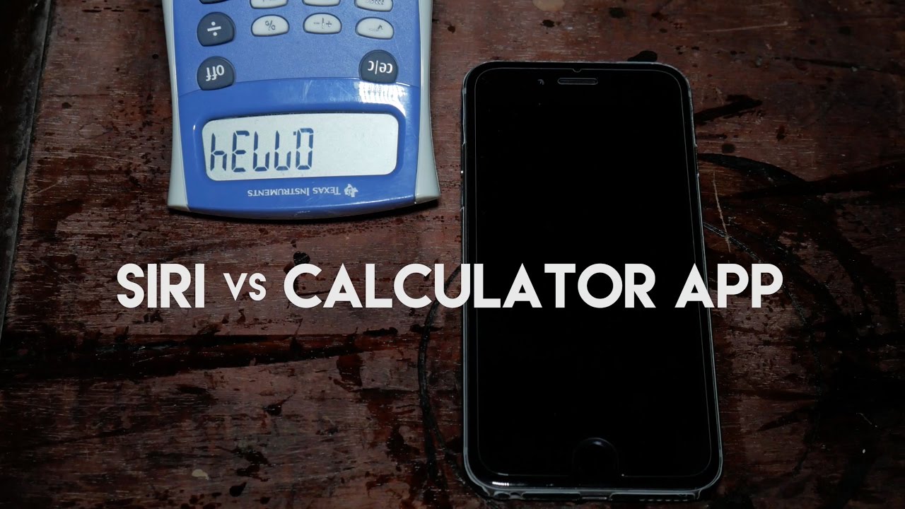 Siri Calculator VS Calculator App - Plus a hidden calculator - YouTube