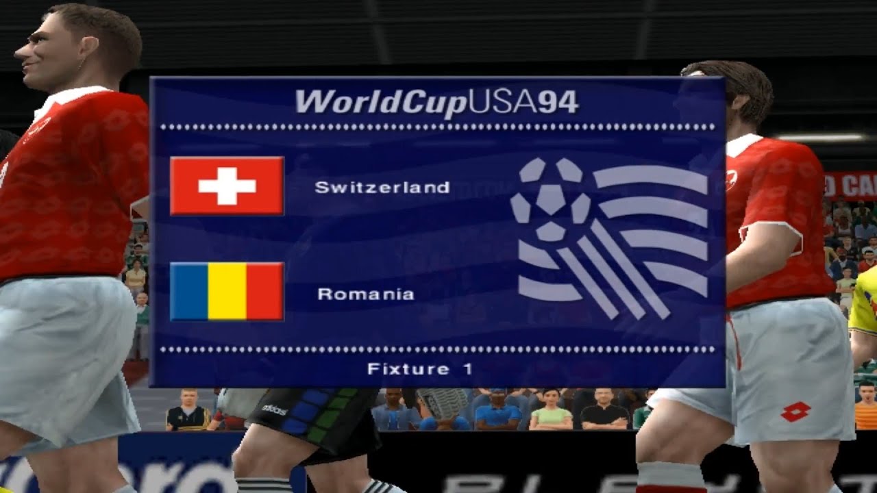 PES 6 FIFA WORLD CUP 1994 - Switzerland Vs Romania Group 1 Round 1 ...