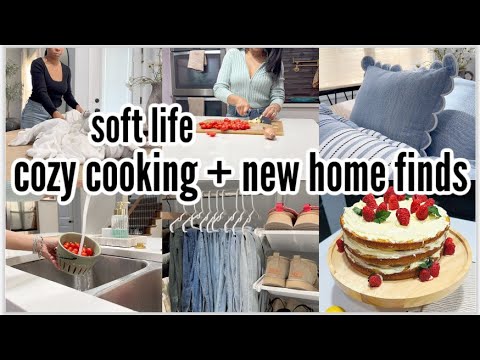 HOMEMAKING DAYS | COZY COOKING, ORGANIZING & NEW HOME FINDS - YouTube