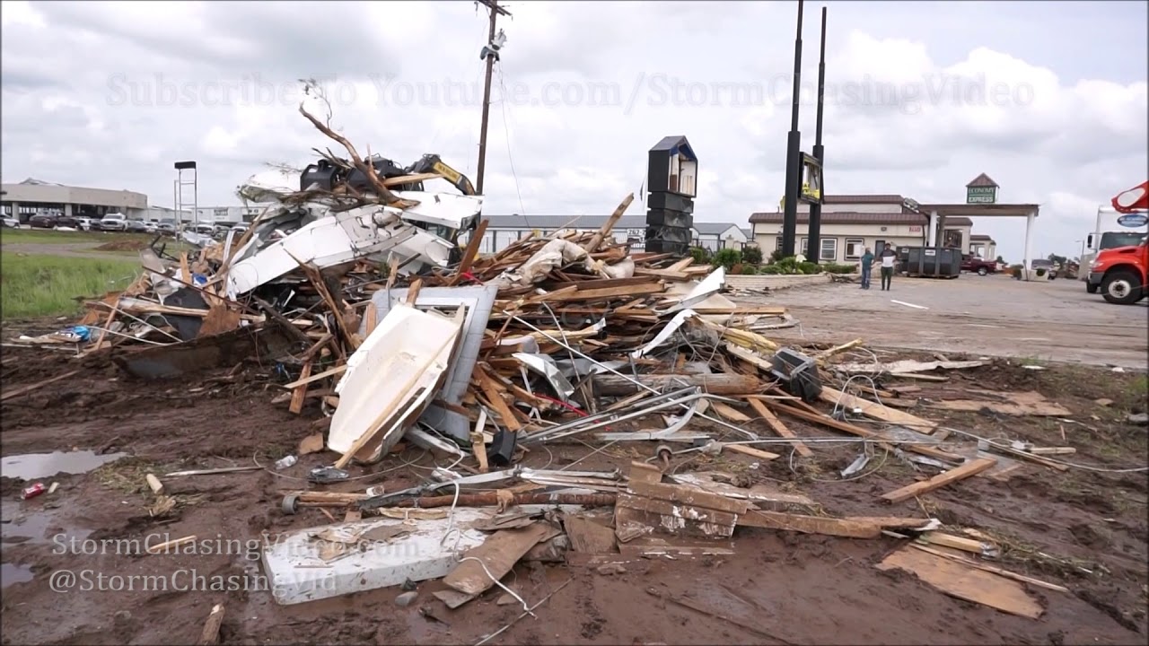 El Reno, OK EF3 Tornado Damage - 5/26/2019 - YouTube