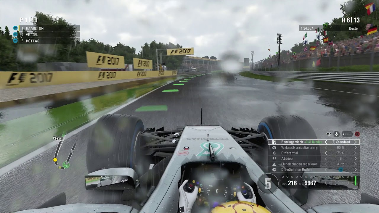 F1 2017 - Monza 25% - Hamilton [HD] - YouTube