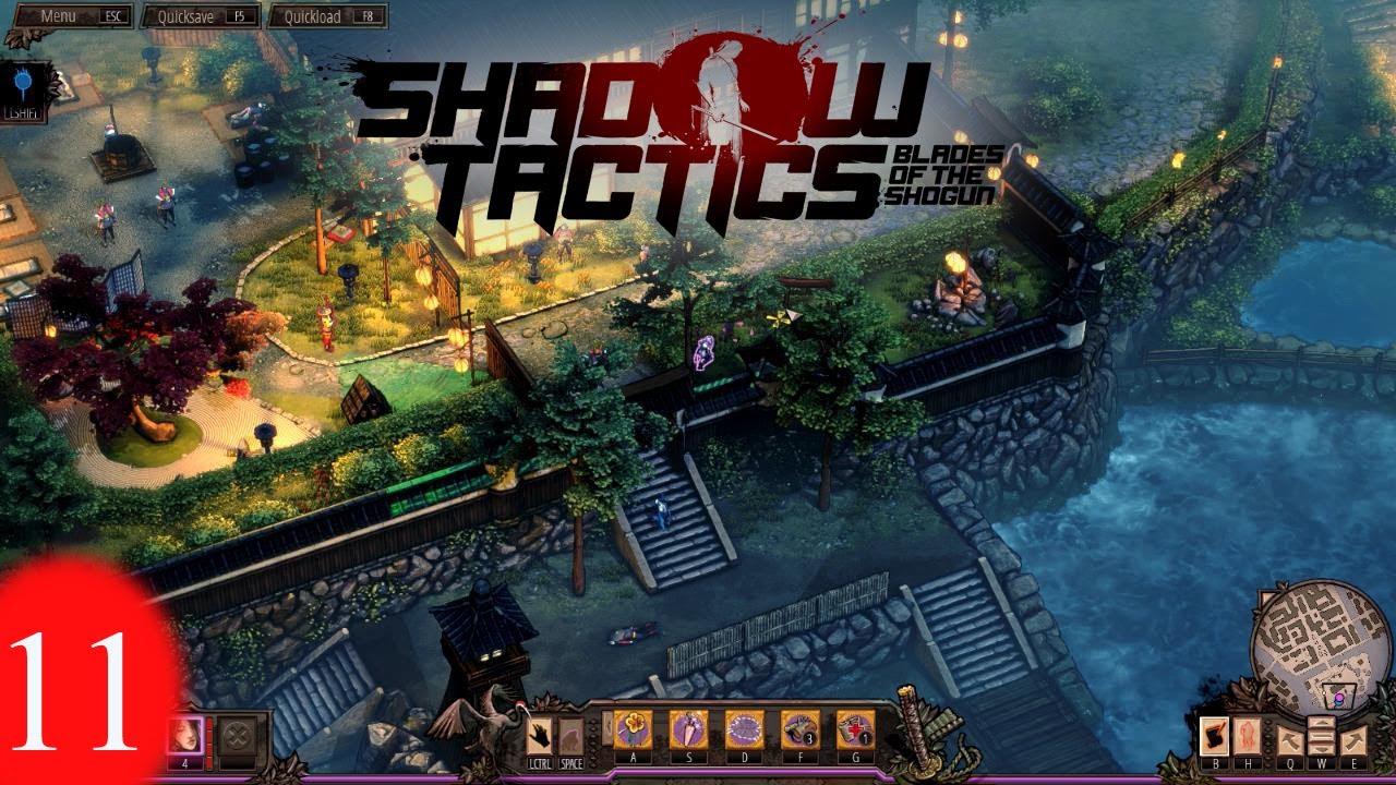 Shadow Tactics Mission 11 Walkthrough - Matsuyama City - YouTube