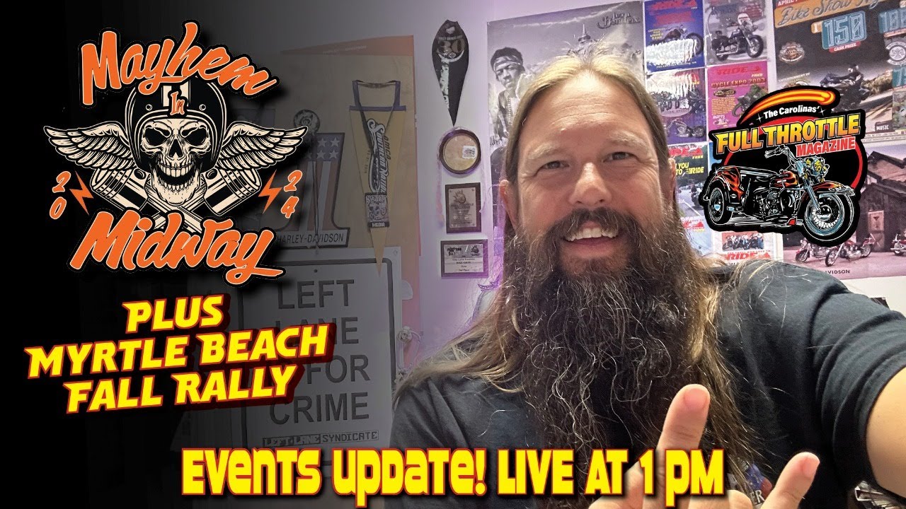 Mayhem In Midway / Myrtle Beach Bike Week UPDATES! - YouTube