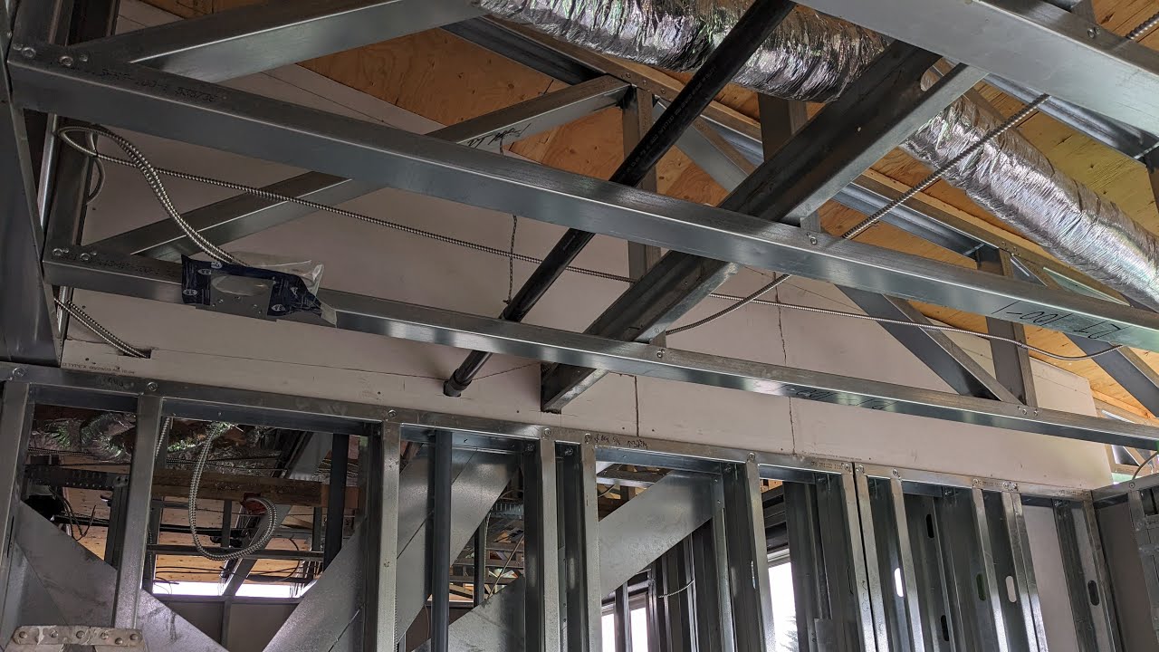 Steel Stud House Fire Rating Attic - YouTube