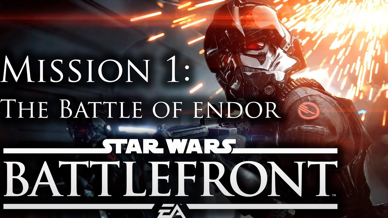 Star Wars Battlefront 2 Playthrough | Mission 1: The Battle of Endor ...