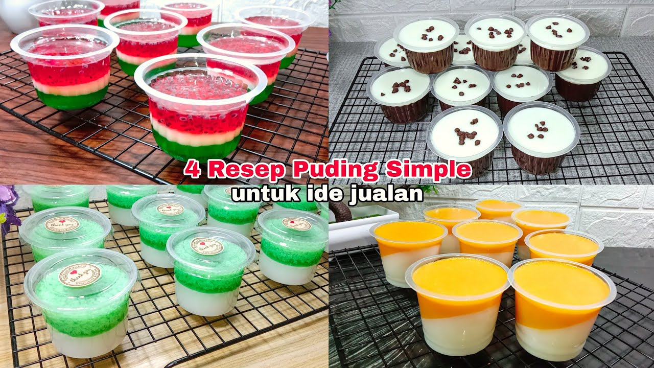 4 RESEP PUDING CUP YANG SIMPEL MODALNYA EKONOMIS COCOK BUAT IDE JUALAN ...