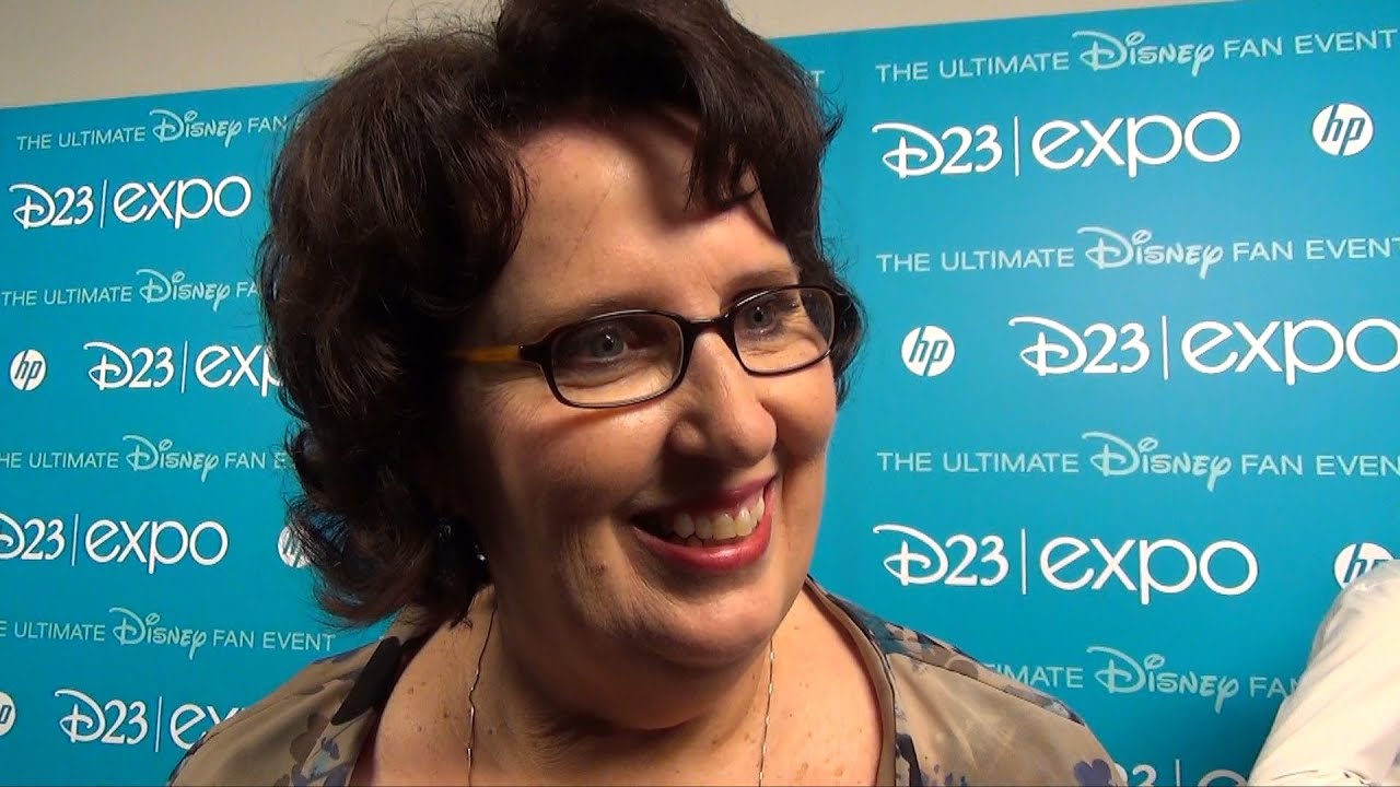Phyllis Smith Voice of Sadness Talks Disney Pixar INSIDE OUT at D23 ...
