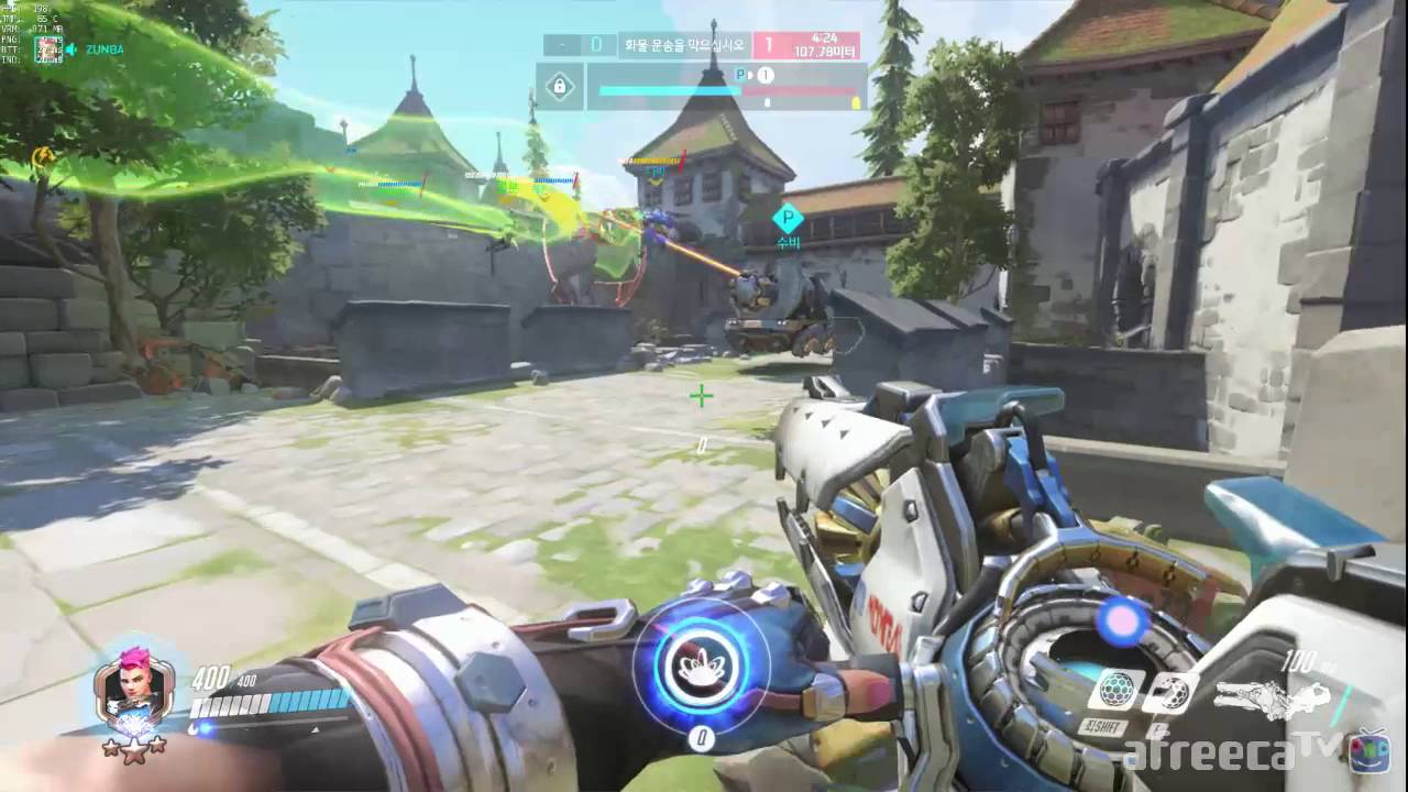 [Overwatch] 161008 zunba 아이헨발데 플레이 (with 명훈, Mirage) - YouTube