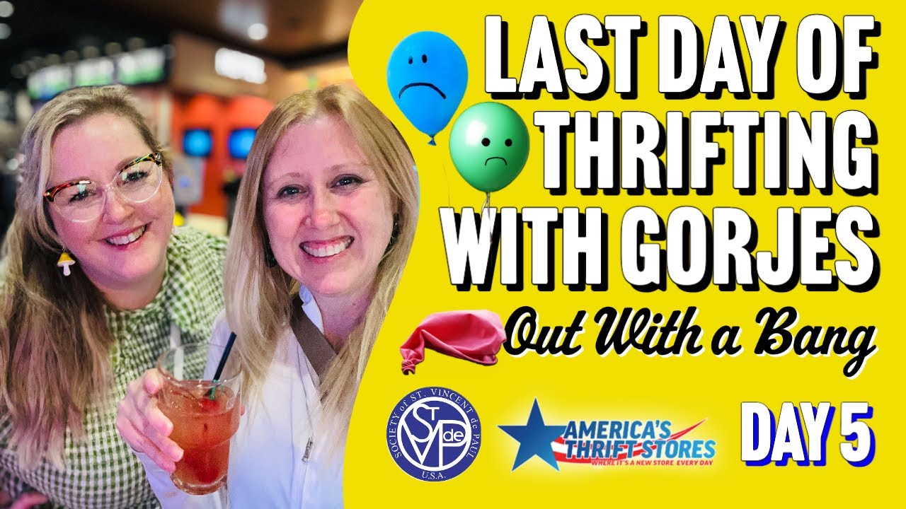 An End to a Week of Thrifting! Thrift with Me and Haul of Items to Sell ...