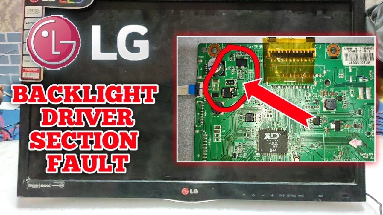 LG LED TV में BACKLIGHT DRIVER कैसे लगाए? / HOW TO INSTALL INVERTER ...