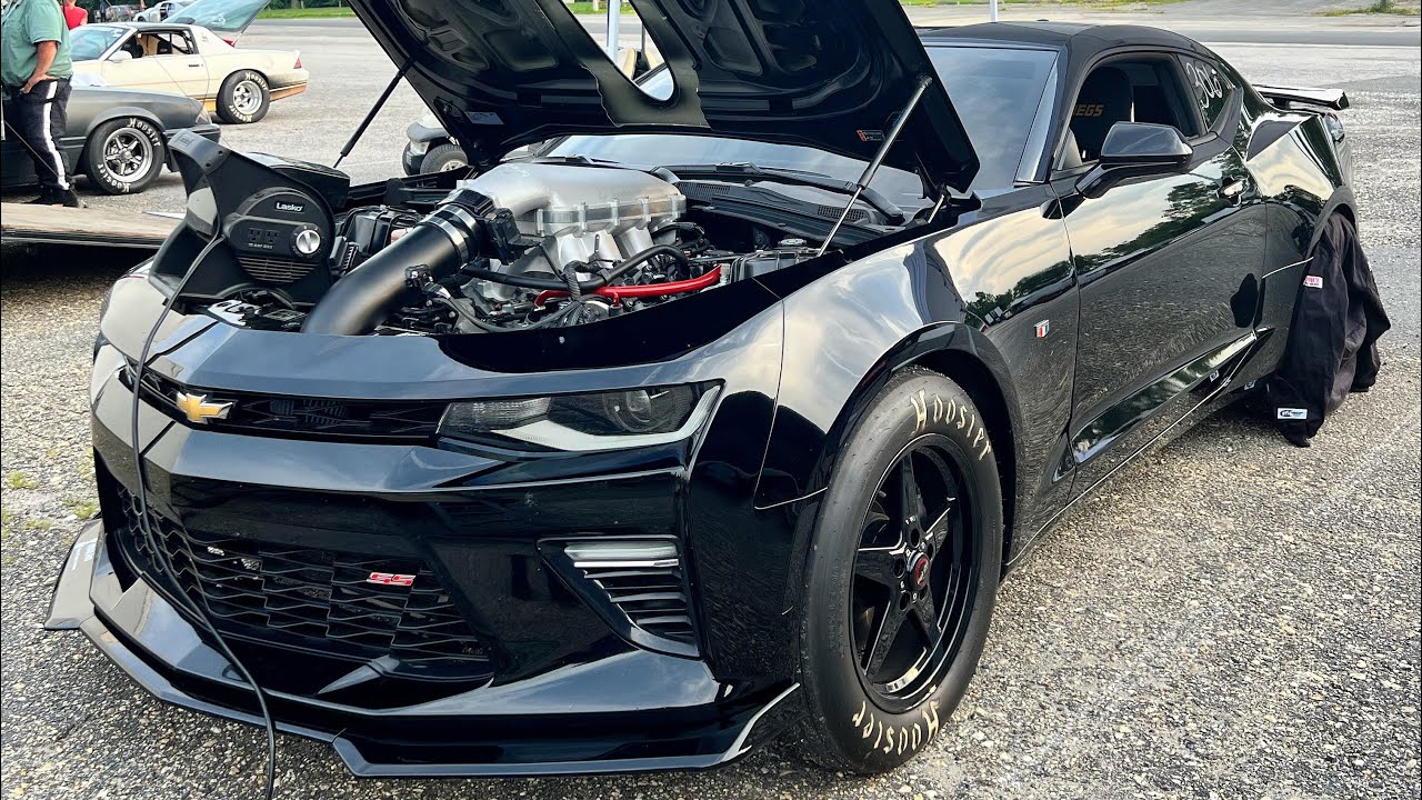 All Motor 6th Gen Camaro takes on a No Prep - YouTube