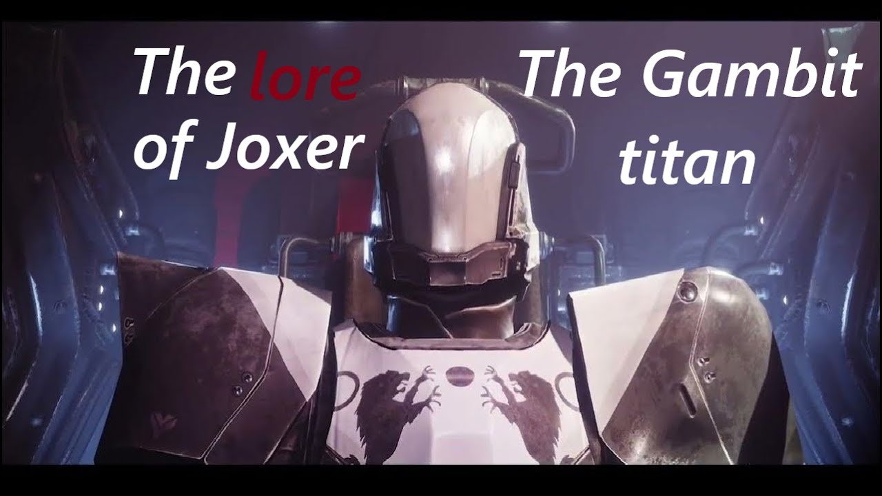 Redemption in Death | The Lore of Joxer, the Gambit titan - YouTube