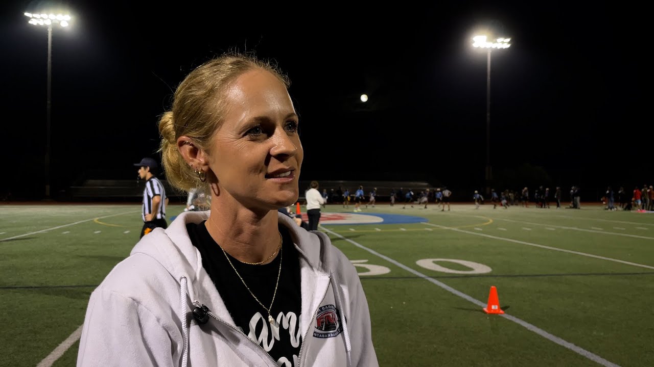 Amy Oliver, FNL coach of fifth through eighth grade girls - YouTube