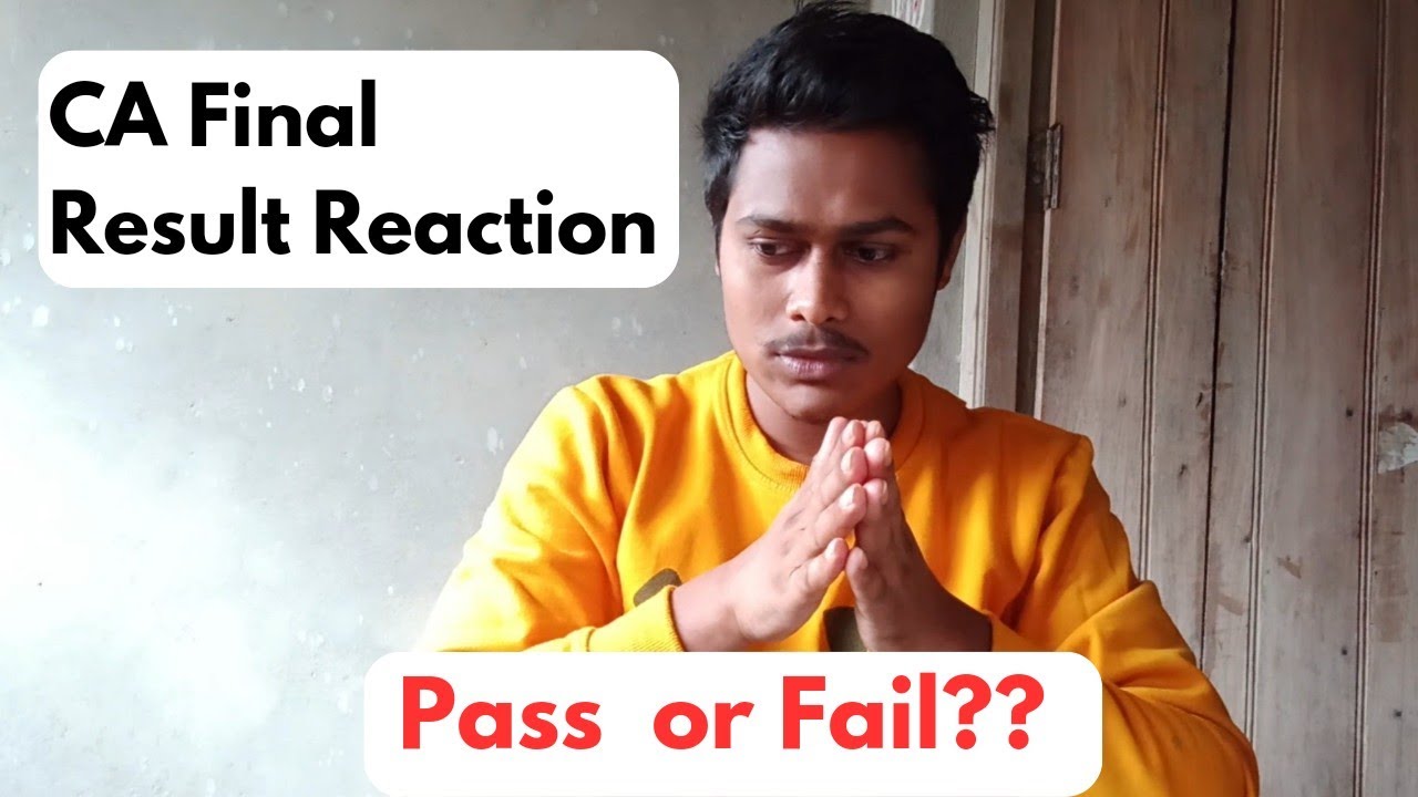 My CA Final Result Reaction ft.@CAwithRaushan ll Pass or Fail ?? - YouTube