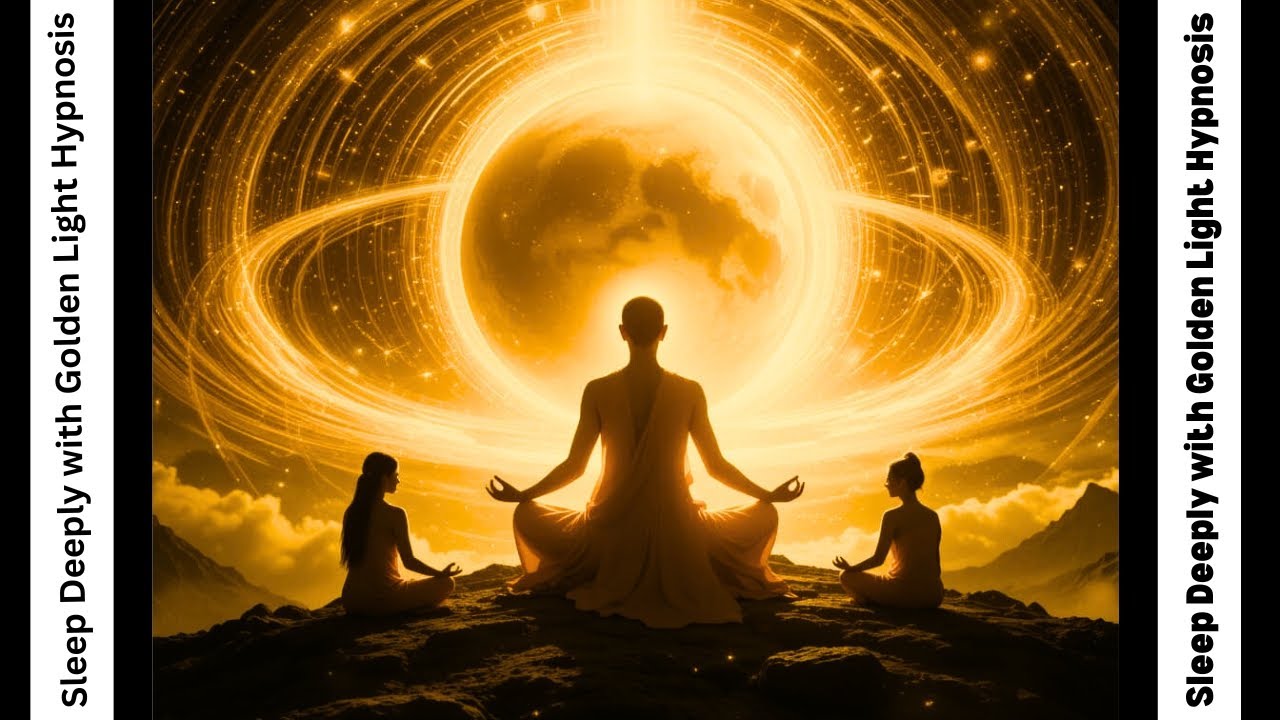 Sleep Deeply with Golden Light Hypnosis 🌟 Guided Meditation for ...