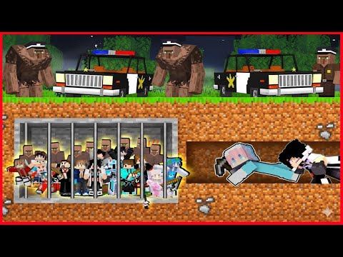 100 HARI KABUR DARI PENJARA ANOMALY BAWAH TANAH PALING MENGERIKAN DI MINECRAFT ! POLISI NGAMUK