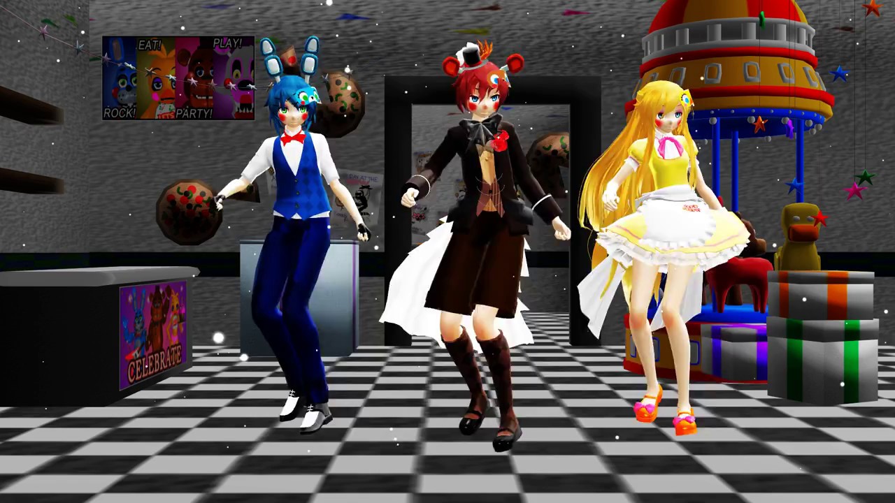 [MMD FNaF 2] Bubbletop - YouTube