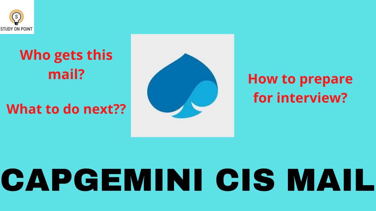 CAPGEMINI CIS mail (Cloud Infrastructure Services)!Who gets this mail ...