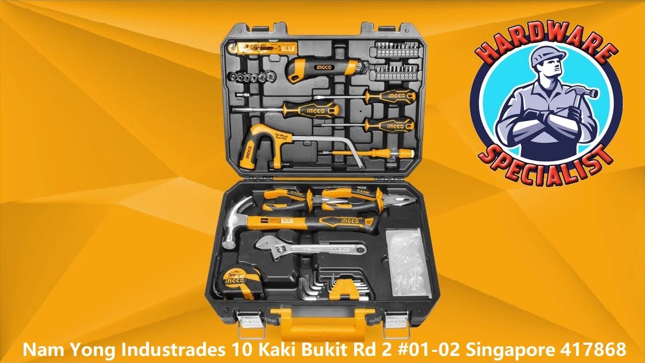 INGCO HKTHP21171 117PCS Tools Set - YouTube