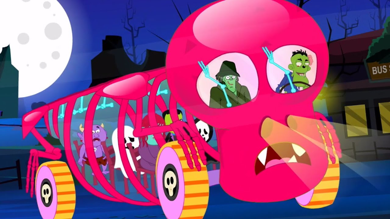 Wheels on the bus | Scary Nursery Rhymes For Kids And Childrens | Song ...