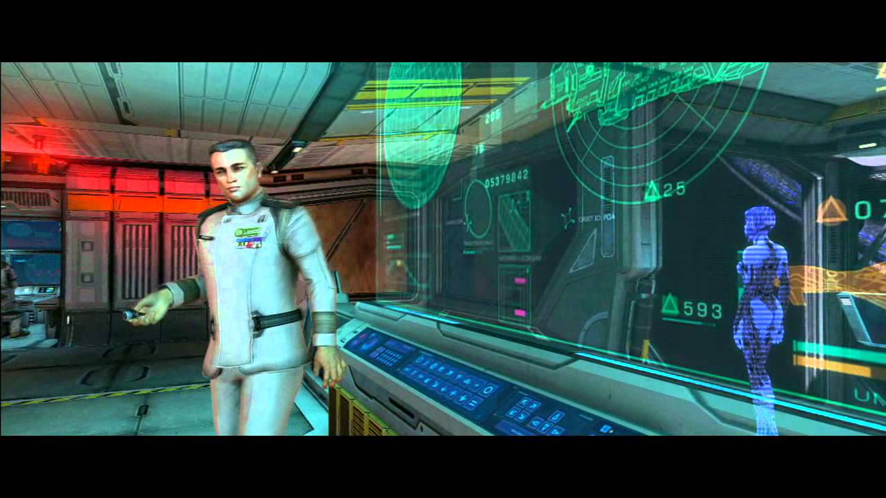 Pillar of Autumn - Bridge Scene (Halo Combat Evolved Cutscene) - YouTube