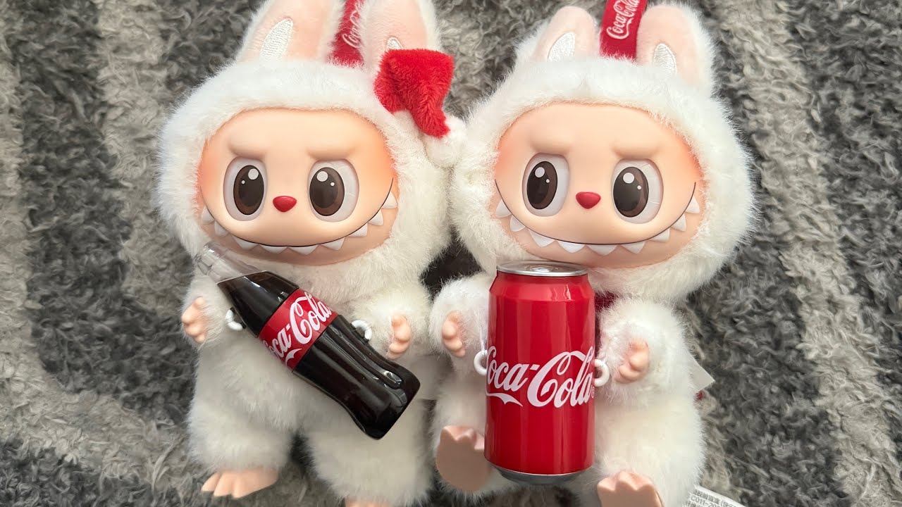Labubu x Coca-Cola collab unboxing. #labubu #popmart #themonsters # ...