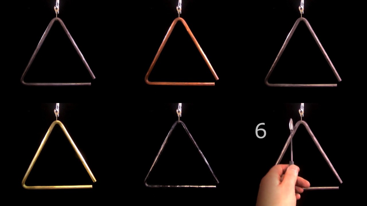 Orchestral triangles - alloy comparisons - YouTube