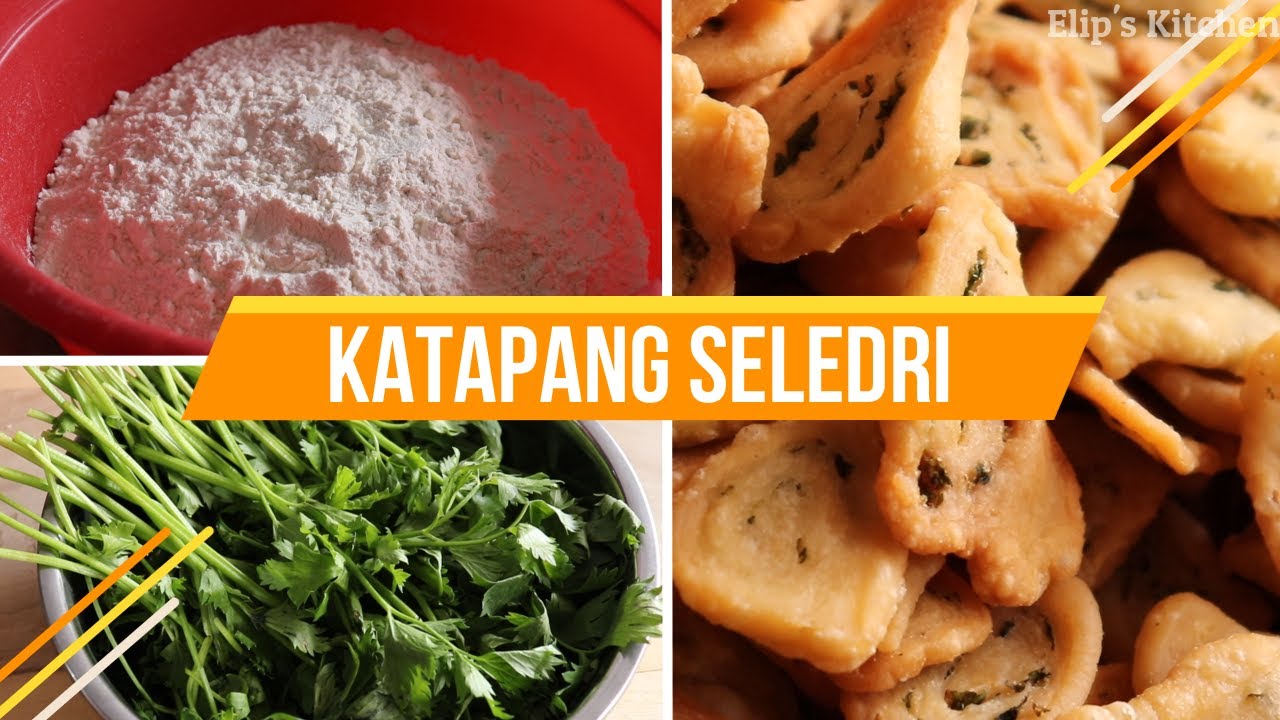 Cemilan gurih, murah dan gampang buatnya | Katapang Seledri - YouTube