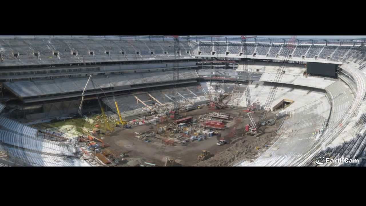Official Construction Time-Lapse of MetLife Super Bowl XLVIII Stadium ...